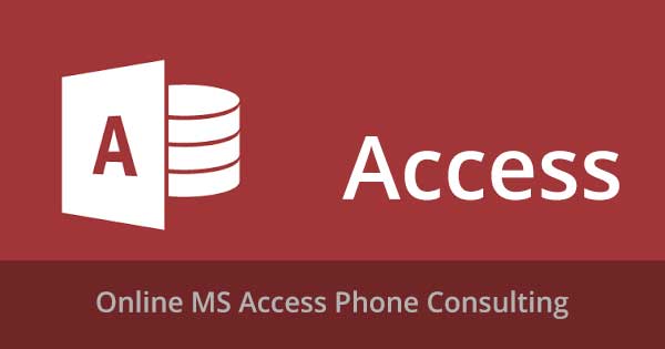 Online MS Access Phone Consulting